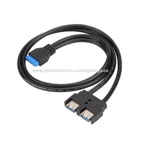 Buy Wholesale China Usb 3.0 Data Cables Usb 3.0 20pin Bus To 2af Dual ...