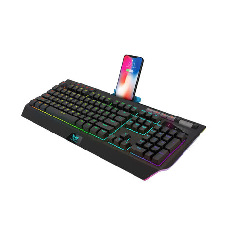 Buy Wholesale China Big Size Rgb Gaming Keyboard With Phone Holder ...