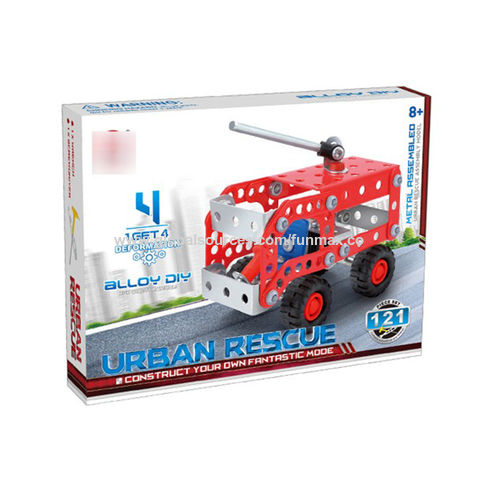 121pcs Metal Bricks Urban Rescue, toys - Buy China Metal Bricks Urban ...