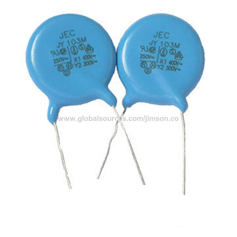 Ceramic Capacitors AC Capacitor with 300V AC Rated Voltage and 10 to 10 ...