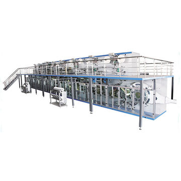 Buy Wholesale China Elastic Ear Loop Baby Diaper Machine & Baby Diaper ...