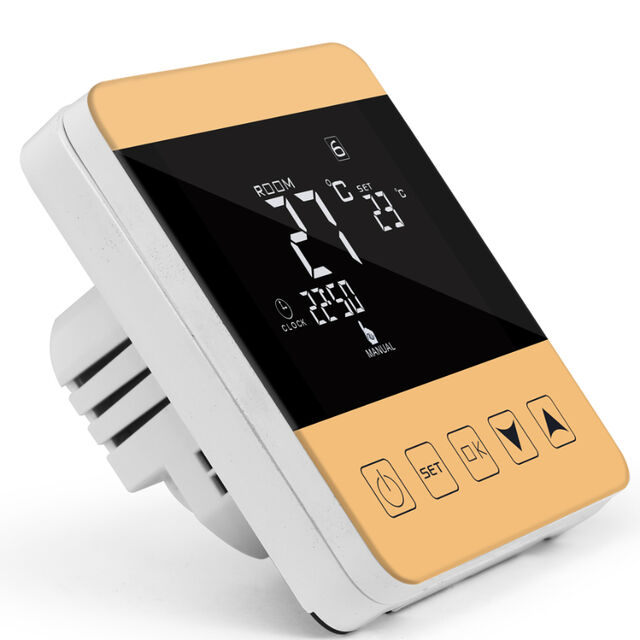 WiFi Thermostat LCD Touch Screen Smart Thermostat Support App Control ...