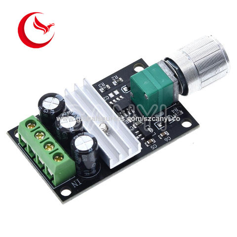 Buy Wholesale China Dc 6v 12v 24v 28vdc 3a 80w Pwm Motor Speed Controller Regulator Adjustable ...