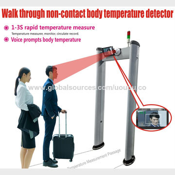 Non-contact IR thermal imaging temperature detection gate, IR thermal ...