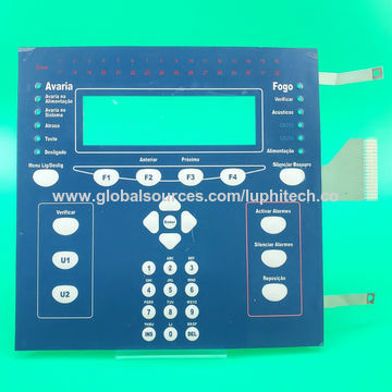 China Round Embossed Polydome Tactile Membrane Switch Membrane Keypad ...