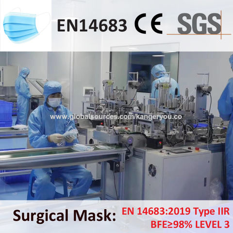 Surgical face mask,TYPE IIR ,EN14683 ,CE,FDA,SGS certified,BFE 98% ...