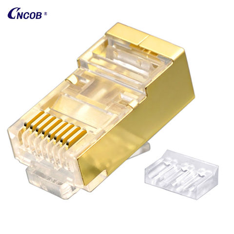 Buy Wholesale China Cobtel Ftp Rj45 Connector 8p8c Ftp Cat6a Plug For ...