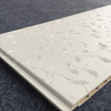 Buy Wholesale China Pcv Wall Decor Cladding With 3d Leaf Painting ...