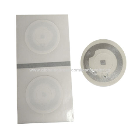 NFC label, with Diameter 40mm ICODE SLIX chip ISO 15693 for publisher ...