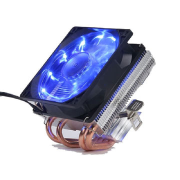 Buy Wholesale China Led 4 Pcs Copper Heatpipe Cpu Cooler Fan With Pwm ...