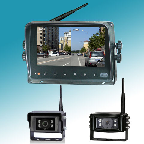STONKAM 7 inch 720P 2.4GHz Digital Wireless Monitoring Camera System ...