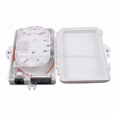 4 Core FTTH Mini Fiber Optic Terminal Box with PC/ABS Material ...