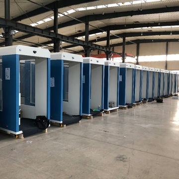 China Intelligent mobile body disinfection booth with hand sterilizer ...