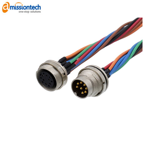 China M16 19pin rear mount and front mount connector with UL on Global ...