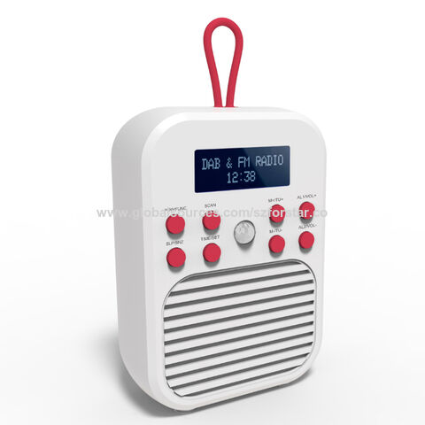Buy Wholesale China Waterproof Dab Shower Radio With Lcd Display Aux-in ...