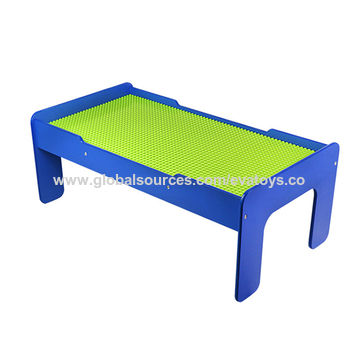 China Customize kids wooden building activity table for wholesale ...