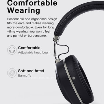 Wireless Bluetooth headset Bluedio H2 active noise cancelling over ear ...