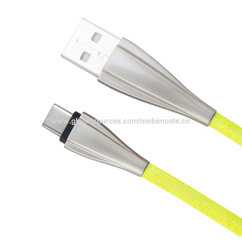 Buy Wholesale China Usb Type C Cable With Zinc Alloy Shell In Rainbow ...