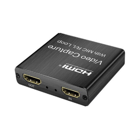 Video Capture Card,hdmi Video Capture With Mic R/l Loop, Video Capture ...