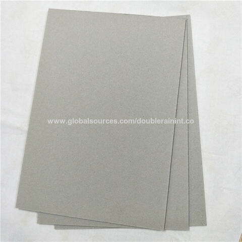 Grey chip board two side grey hard board 1800gsm for book holder, Stiff ...