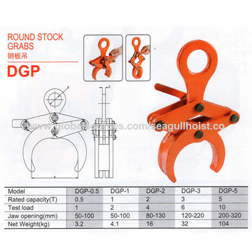 Buy Wholesale China 0.5t Dgp Lift Clamps Round Stock Grab 0.5 Ton - 5 ...