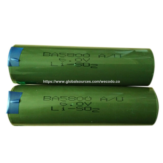 6.0V BA5800/U Military Battery Lithium Sulfur Dioxide battery, BA5800/U ...
