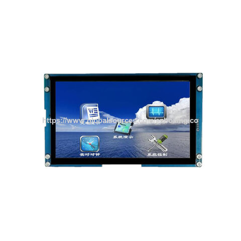 7 inch 1024×600 USART HMI font with picture TFT LCD touch screen module ...
