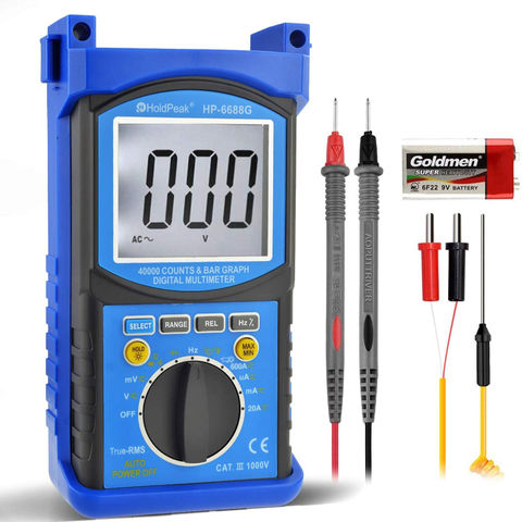 Digital Multimeter-holdpeak 6688g High Precision Pro Multimeter Trms ...