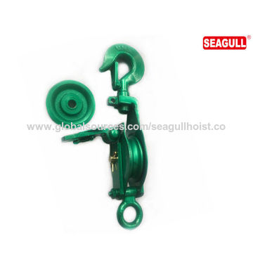 Buy Wholesale China Green Double Sheave Block Pulley / 5ton Snatch ...