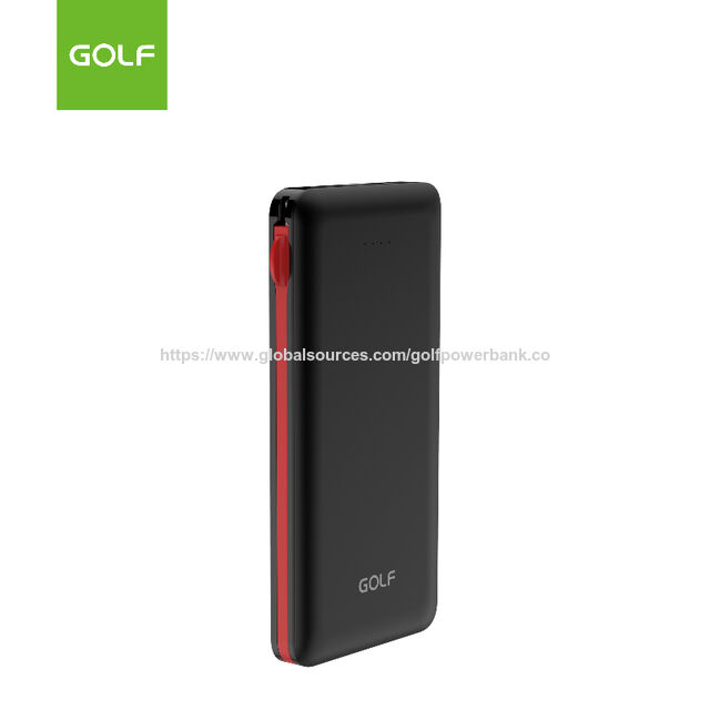 Buy Wholesale China 10000mah Power Bank Built In Cable Factory ...