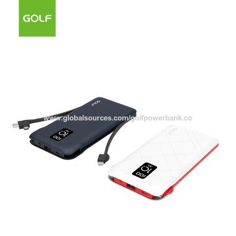 Buy Wholesale China Built-in Cable Power Bank 10000mah Lithium Battery ...