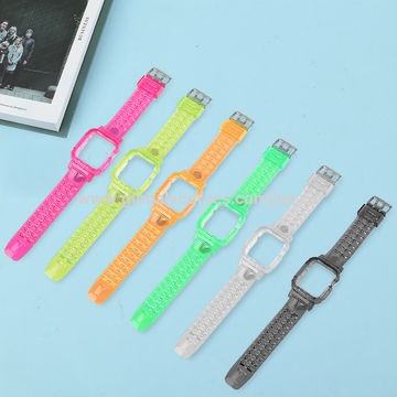 Buy Wholesale China Clear Transparent Tpu Sport Watch Bands & Watch,for ...