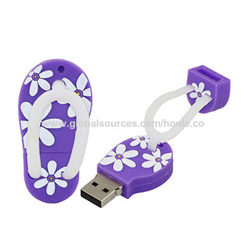 Buy Wholesale China Custom Pvc Usb Flash Drive, Slipper-shaped, High ...