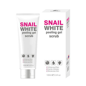 Buy Wholesale China Roushun Snail White Peeling Gel Scrub,gleans Pores ...