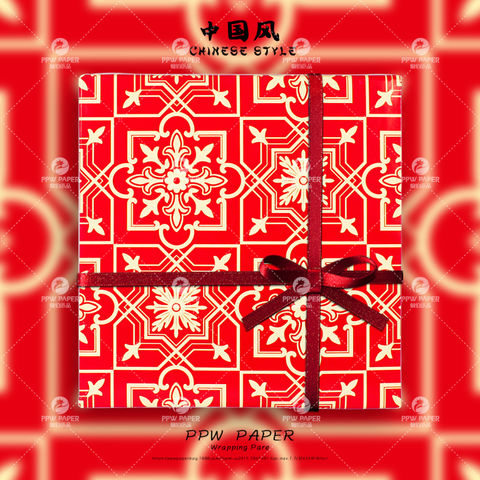 Spot Chinese wind gift wrapping paper Lantern Paper gift box gift ...