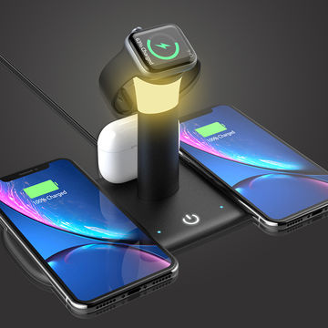 Buy Wholesale China 5 In 1 Wireless Charging Stand With Night Lamp For ...