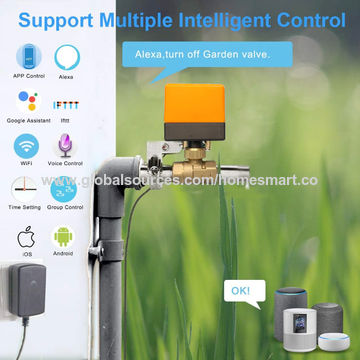 Smart water valve phone remote control water/gas ball valve for garden ...