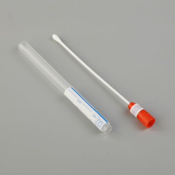 Buy Wholesale China Medical Cotton Rayon Swab With Tube & Swab With ...