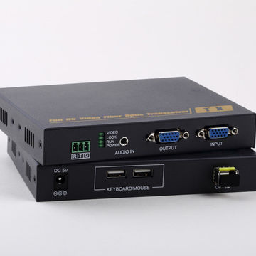China VGA Fiber Optic Extender on Global Sources,VGA Kvm Fiber Extender ...