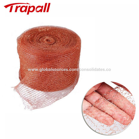 China Knitted Copper Wire Mesh for Mouse Rodent Pest Control Fence on ...