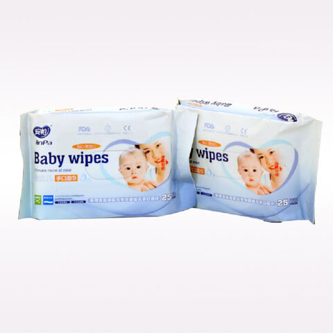 Portable wet wipes 30pcs pack small pack disinfection wipes baby wipes ...