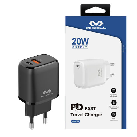 Buy Wholesale China Miccell Pd20w Type C Adapter Fast Charging Portable ...