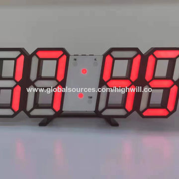 Buy Wholesale China Led Digital Alarm Clocks Night Light Electronic ...