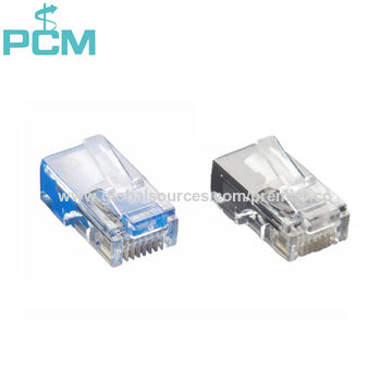 Modbus line terminator RJ45 Modular Plug Connector for Round Solid ...