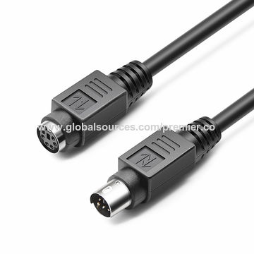 Buy Wholesale China Keyboard extension cable with connector PS2 miniDIN ...