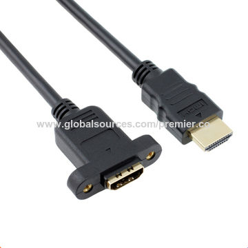 HDMI Extension Cable with Panel Mounts, HDMI Cable HDMI Adapter PANEL ...