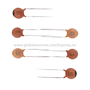 Ceramic Disc Capacitor with 50 to 500V DC Working Voltages and Low ...