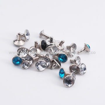 Fashion Decorative Jean Rhinestone Rivets, Diamond Jeans Button Rivets ...