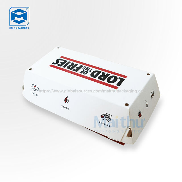 Hotdog Paper Box - Custom Printing, Vent Hold - Buy Vietnam Wholesale ...