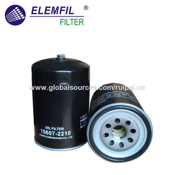 China Oil filter DOJ607 With high quality and full size Media, replace ...